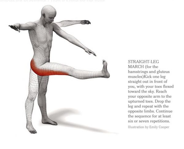 Straight Leg March - Biokineticist Andries Lodder | Bio4Me
