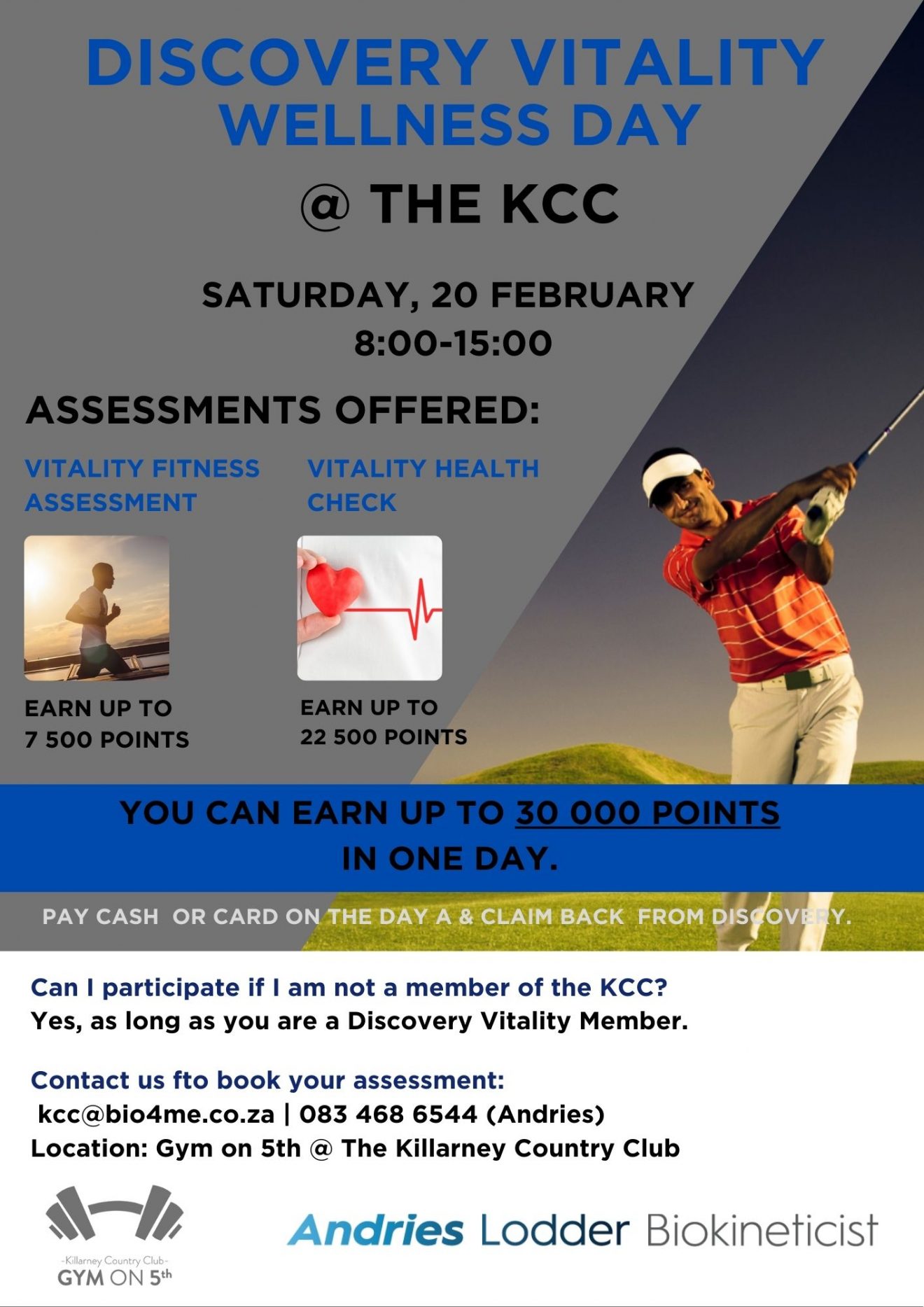 Discovery Vitality Wellness Day - Killarney Country Club ...